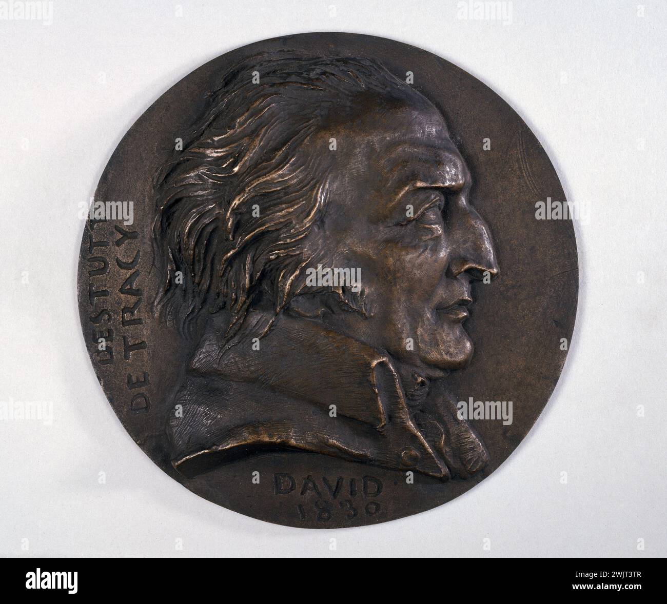 David d'Angers (1788-1856). Antoine Louis Claude Destutt de Tracy (1754 ...