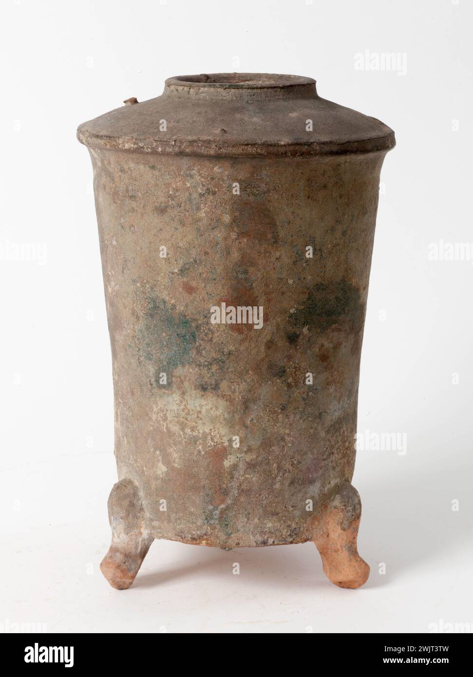 Grenier ". Terracotta with green lead glaze. Han dynasty (206 BC-220 AD ...