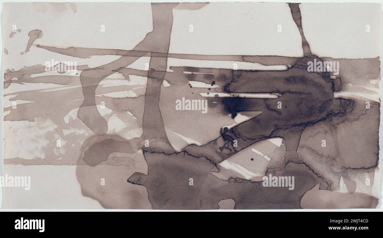 Victor Hugo (1802-1885). "Abstract composition", around 1864-1869 ...