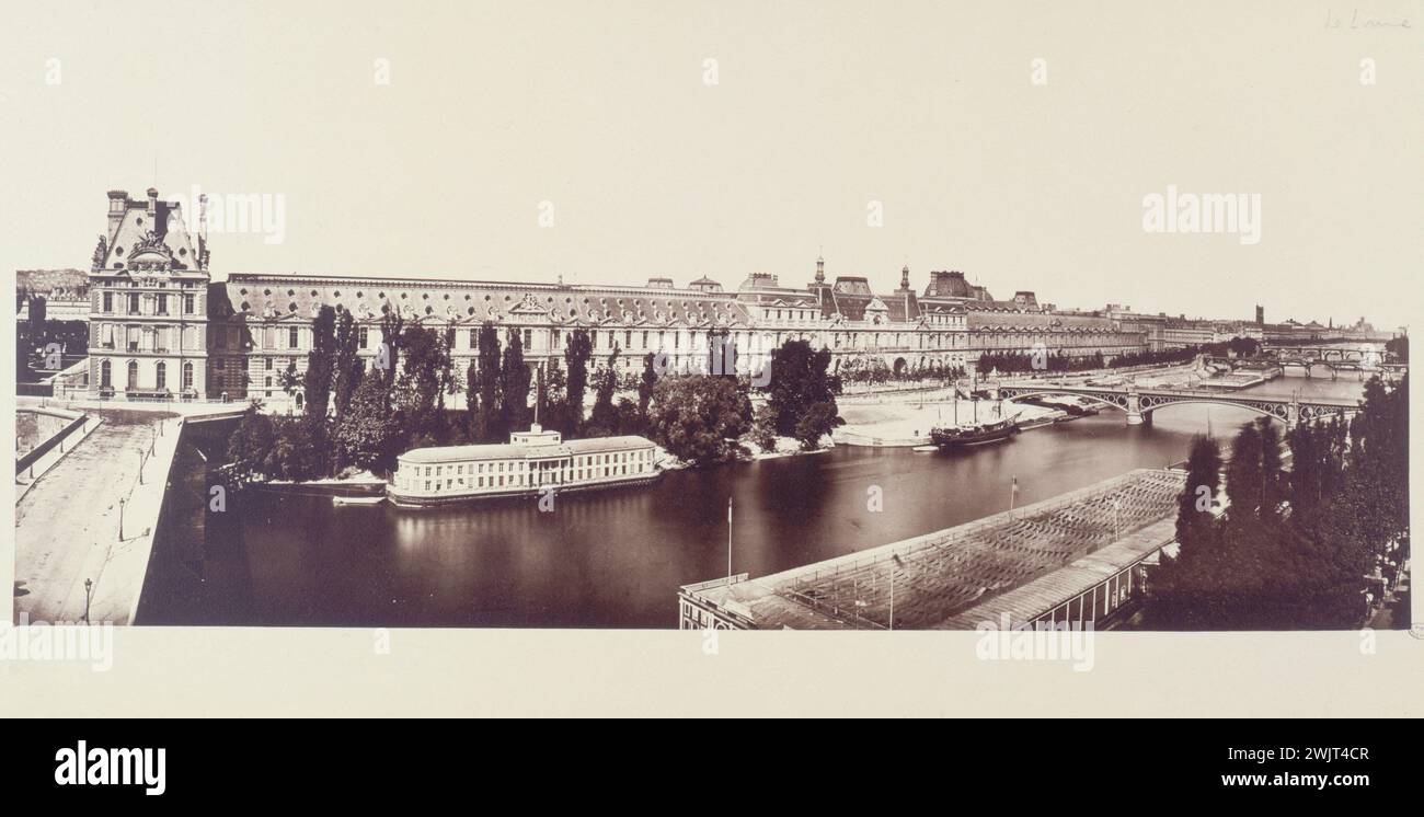 Canon. "Le Louvre, around 1867-1868". Photography. Paris, Carnavalet ...