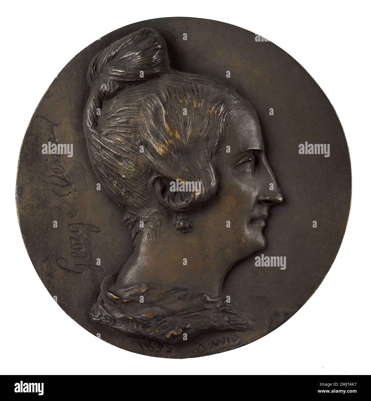 David d'Angers (1788-1856). Portrait of Marguerite-Joséphine Weimer ...