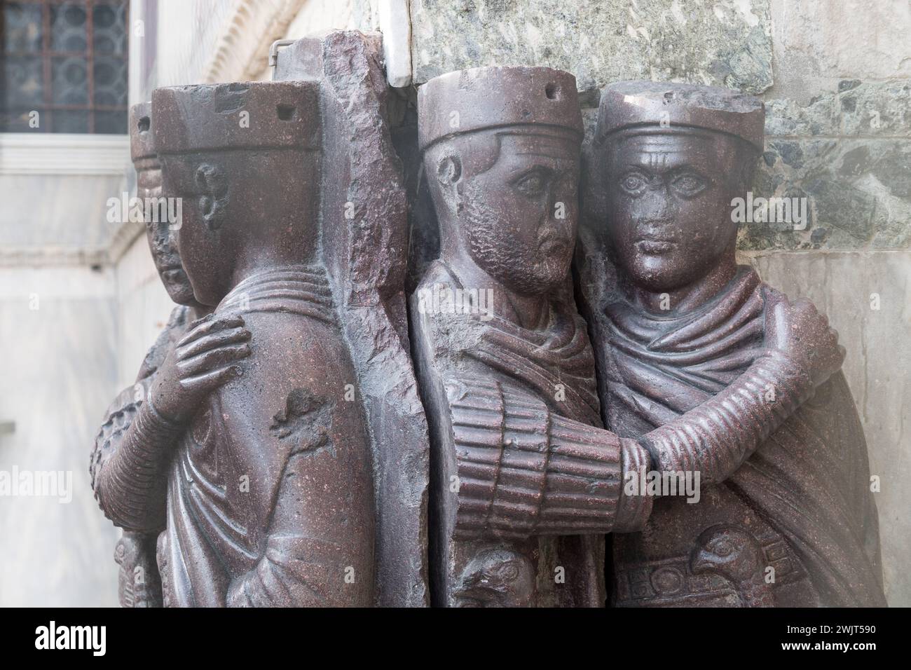 Porphyry sculpture group of four Roman emperors, called Monumento ai ...