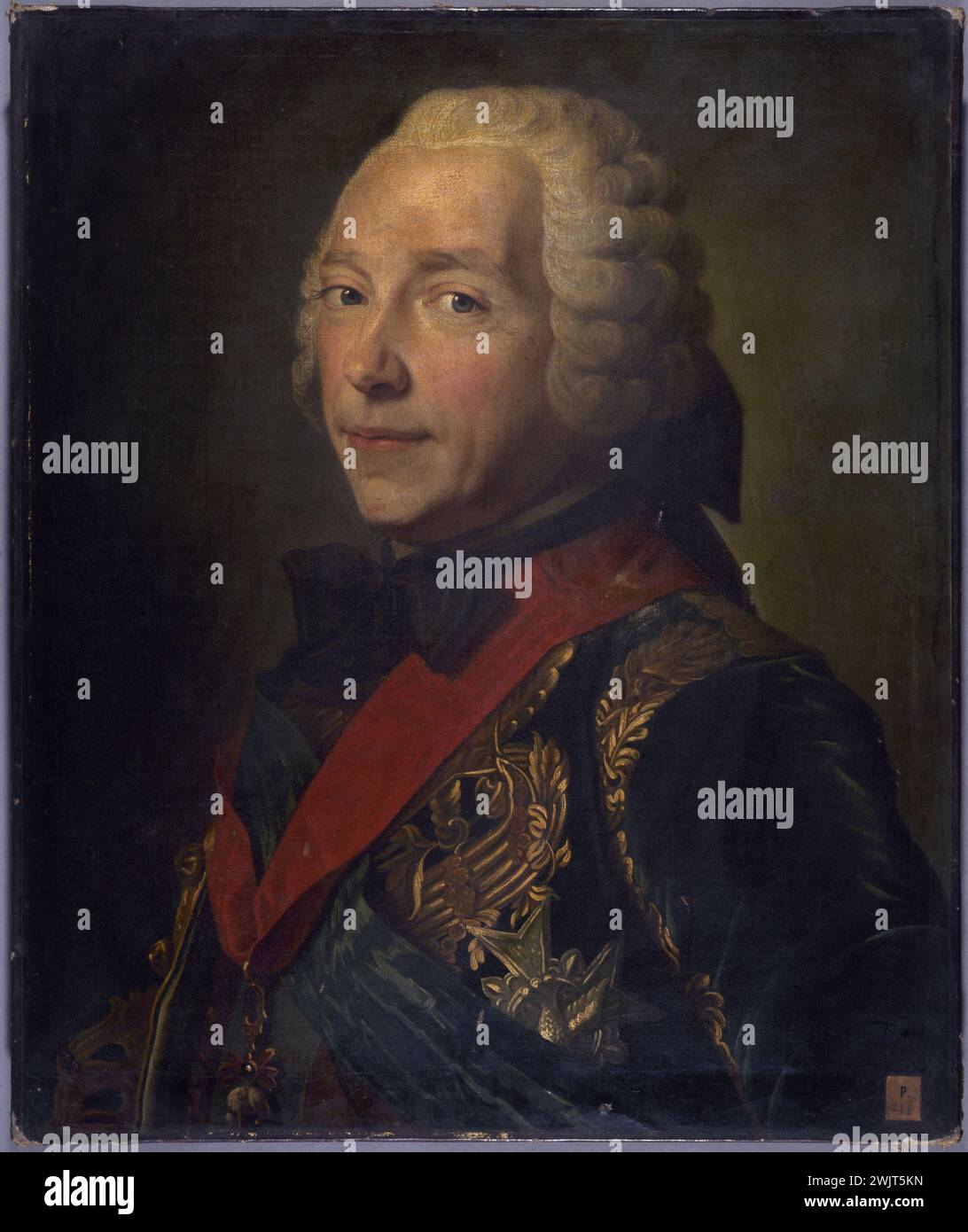 Maurice Quentin de la Tour (1704-1788). "Charles Louis Auguste Fouquet ...