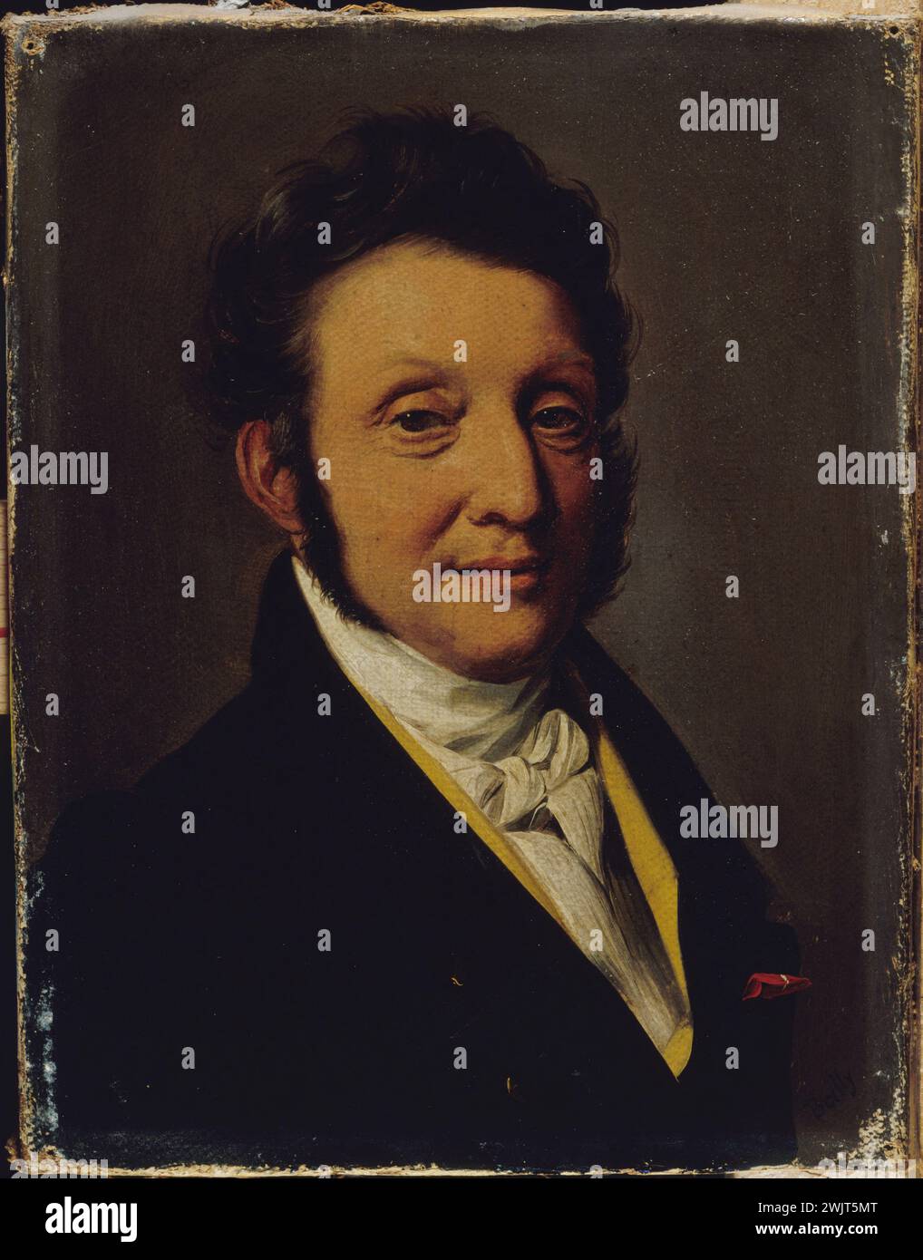 Louis Léopold Boilly (1761-1845). "Portrait said to Colonel Gustave ...