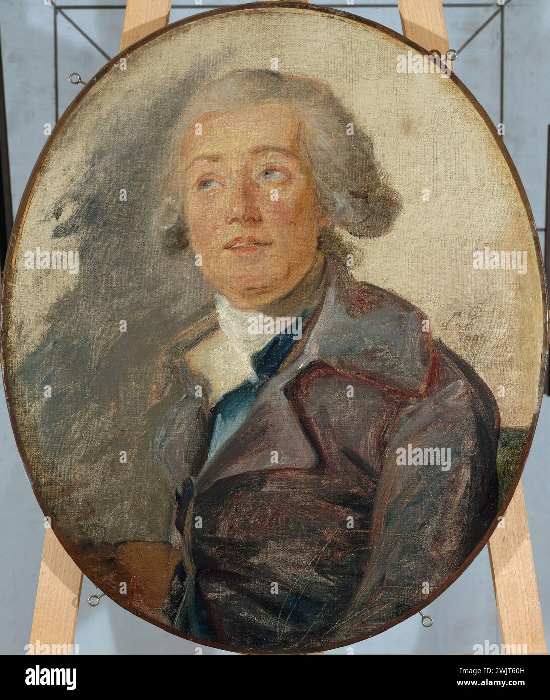Portrait of Unknown ", 1793 or 1799. Paris, Carnavalet museum. 39431-16 ...
