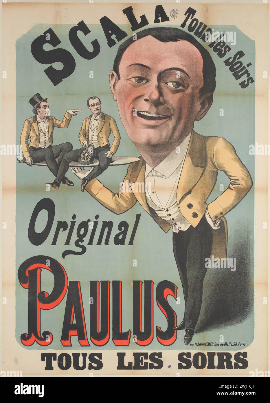 Anonymous. "Scala, Paulus". Lithography, 1880-1900. Paris, Carnavalet ...