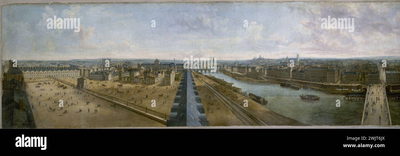 Pierre PREVOST (according to). "Panorama of Paris taken from the roof ...