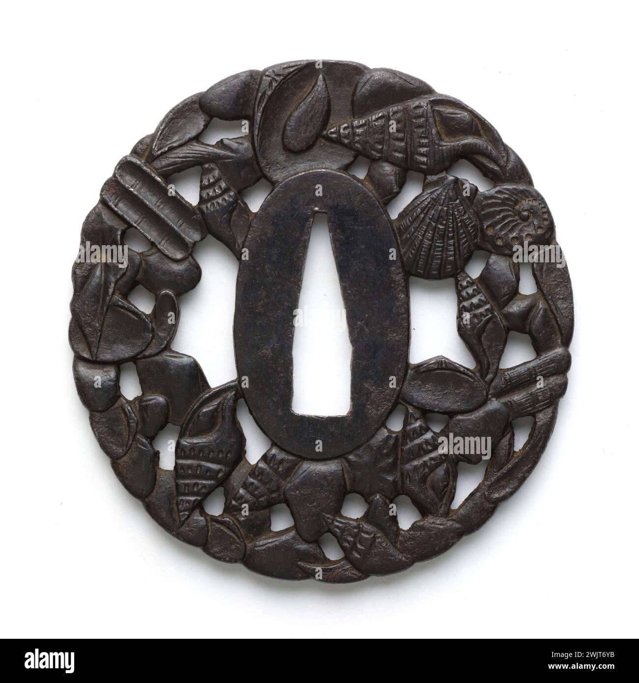 Tsuba. Japan. Fer. Paris, Muse Cernuschi. Assessment, armaments, Asian ...