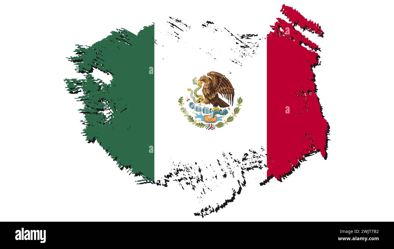 Art Illustration design nation flag sign symbol country of Mexico Stock ...