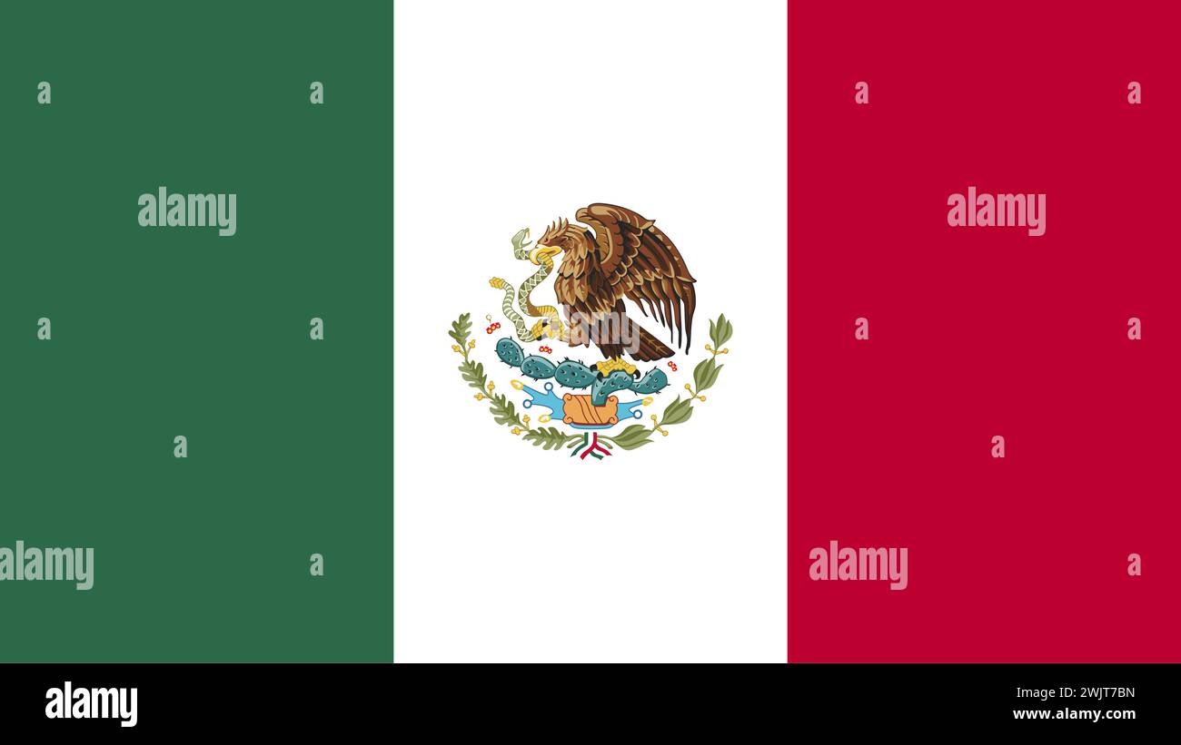 Art Illustration design nation flag sign symbol country of Mexico Stock ...