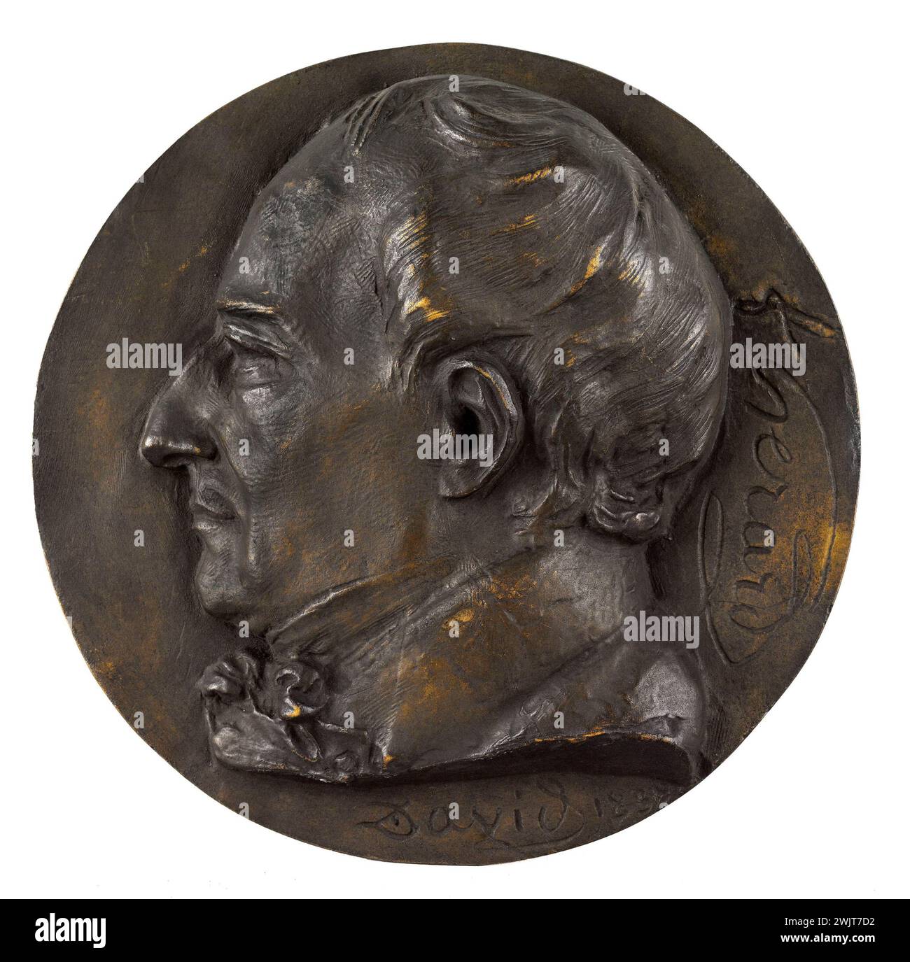 David d'Angers (1788-1856). Portrait of François, Baron Gérard (1770 ...