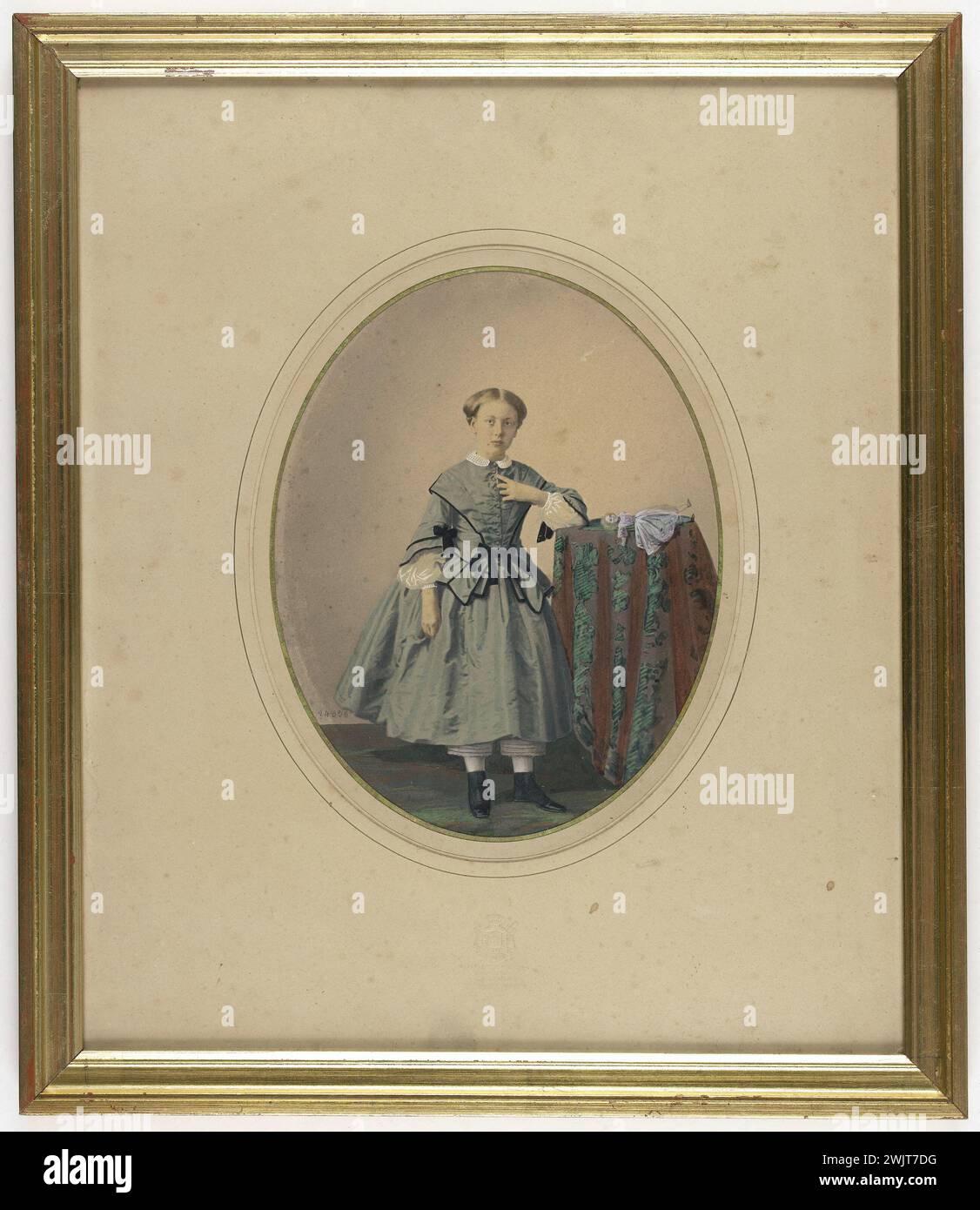 Mayer Frères et Pierson. "Madeleine de Maleret". Colled albumin draw ...