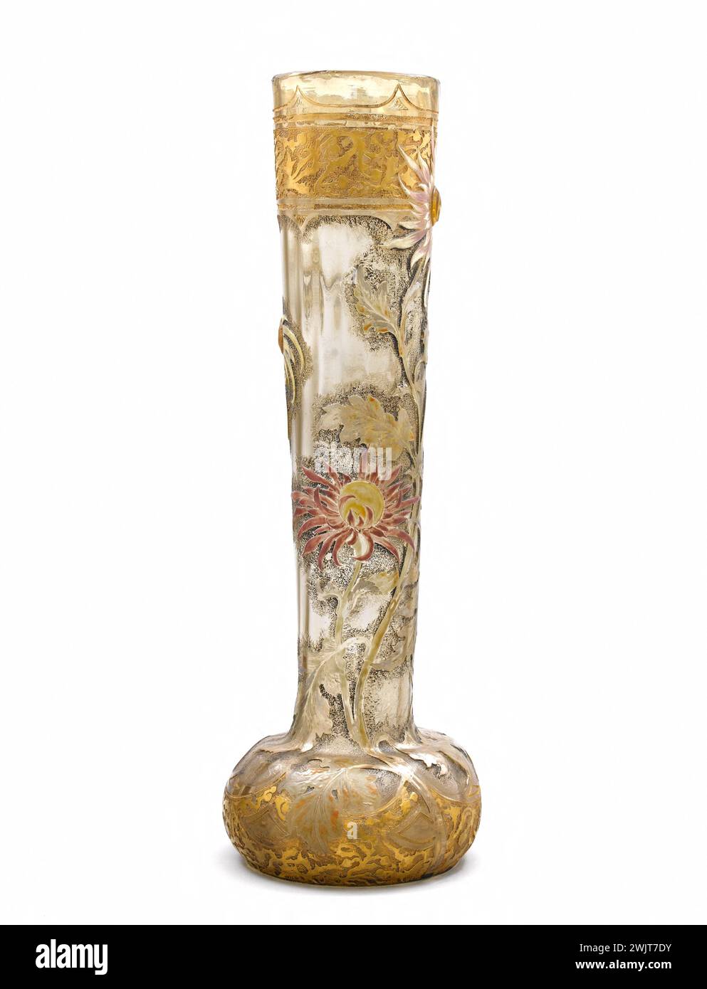 Émile Gallé (1846-1904). Vase. Glass. Museum of Fine Arts of the City ...