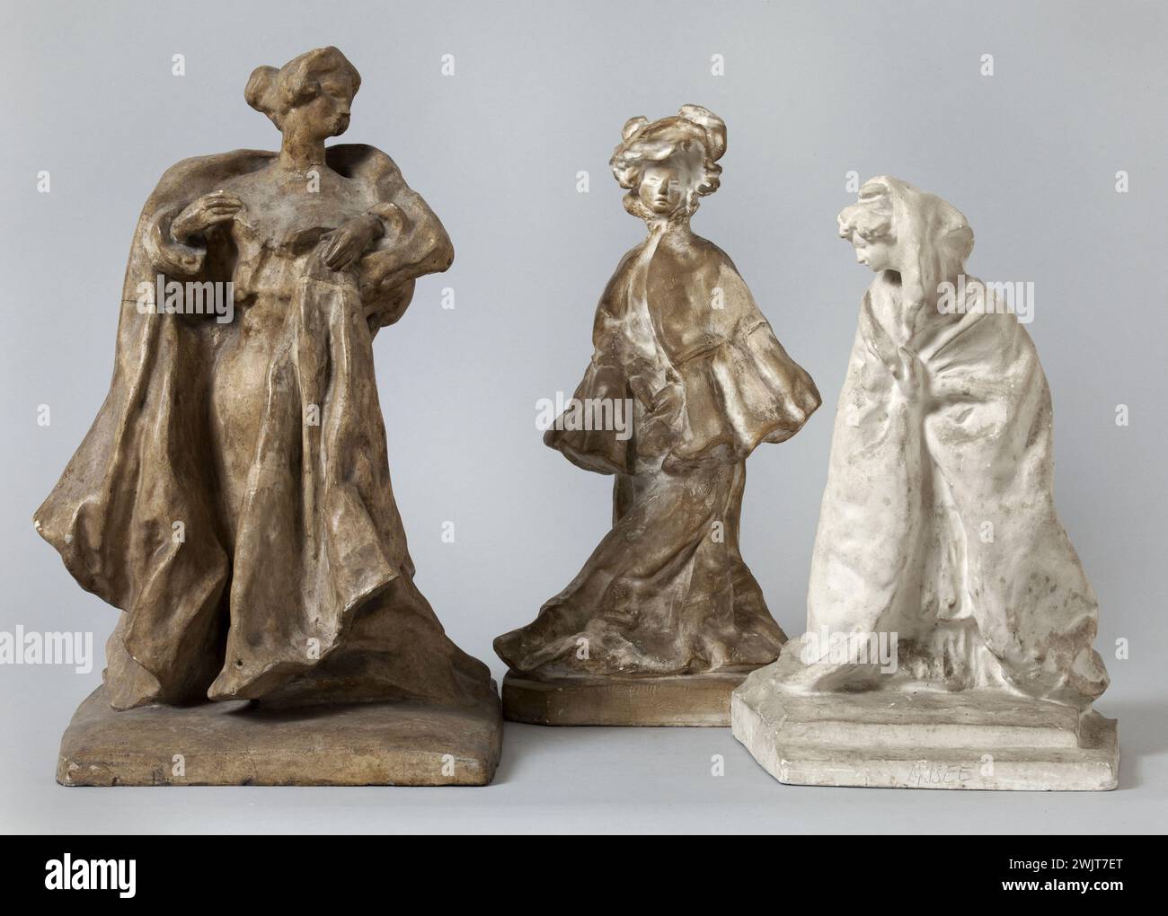 Louis Dejean (1872-1953). The Parisian ; Young woman in town dress; Bal ...