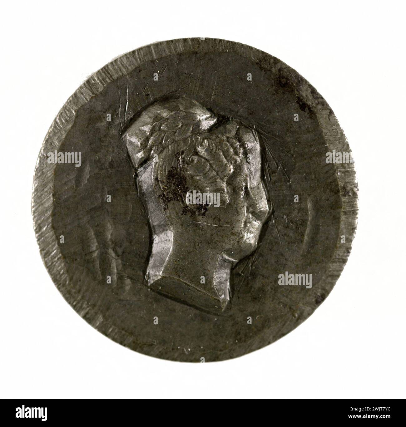 Rod. Medal matrix. Princess of the royal family of Orleans. Metal ...