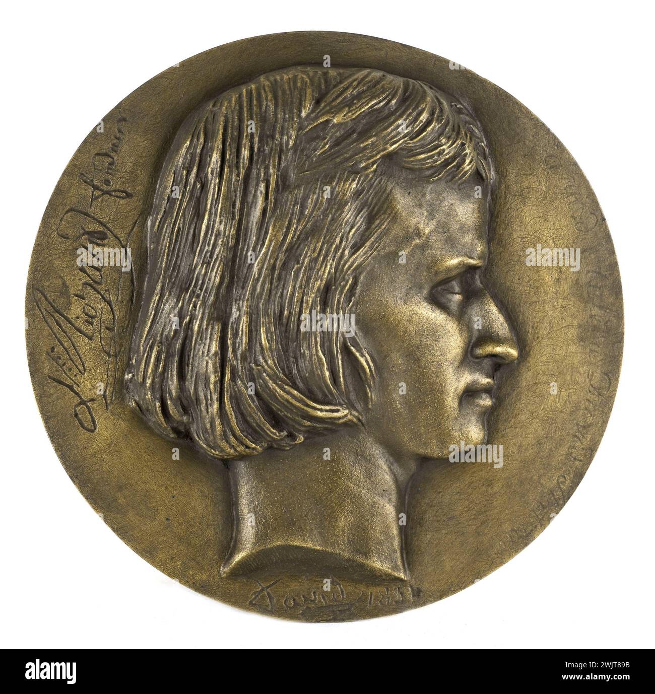 David d'Angers (1788-1856). Portrait of Louis Richard. Bronze. Sand ...