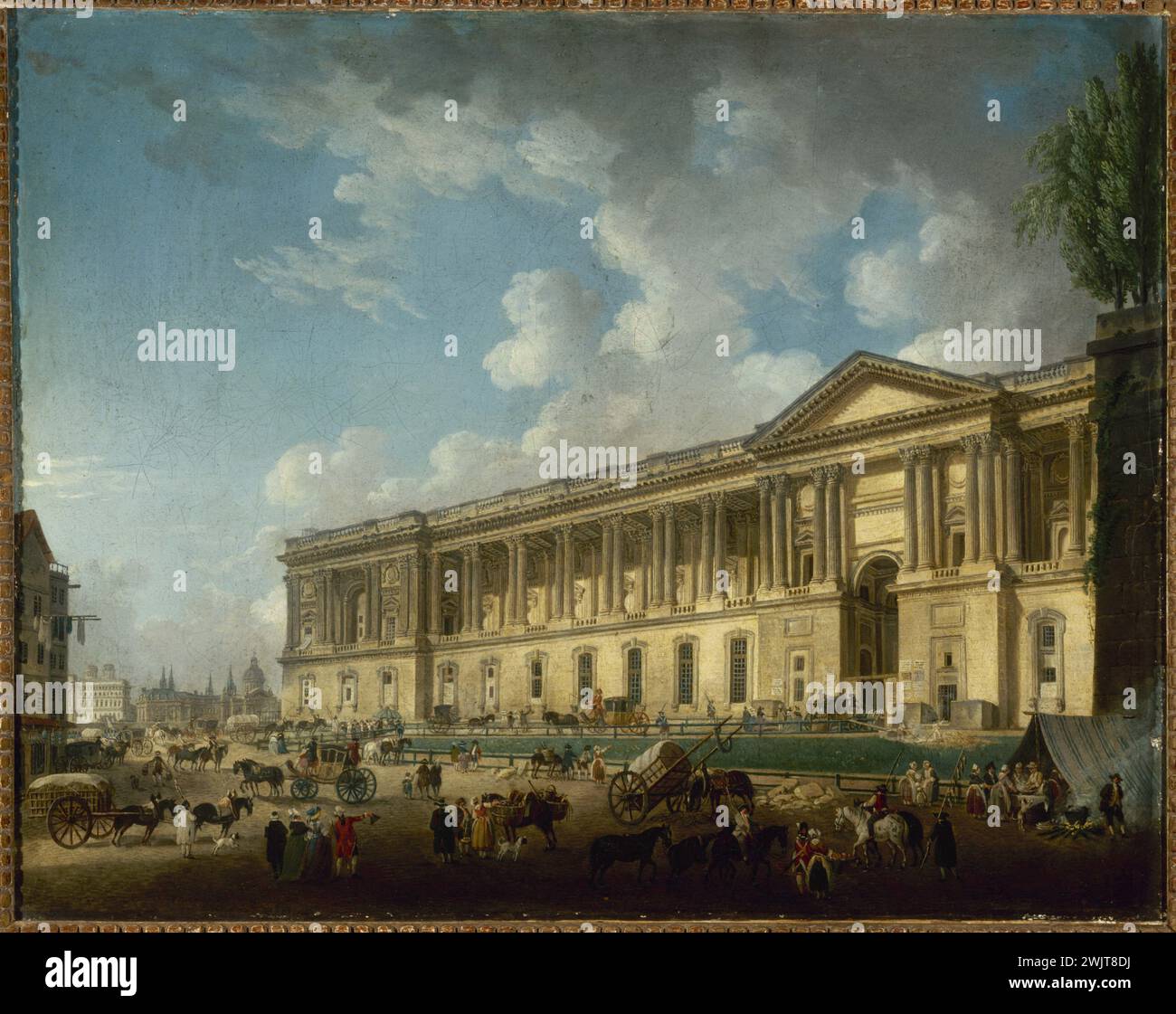 Pierre-Antoine Demachy (1723-1807). "The newly released colonnade of ...