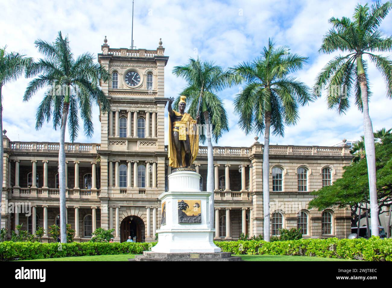 King Kamehameha Statue, King Street, Honolulu, Oahu, Hawaii, United ...