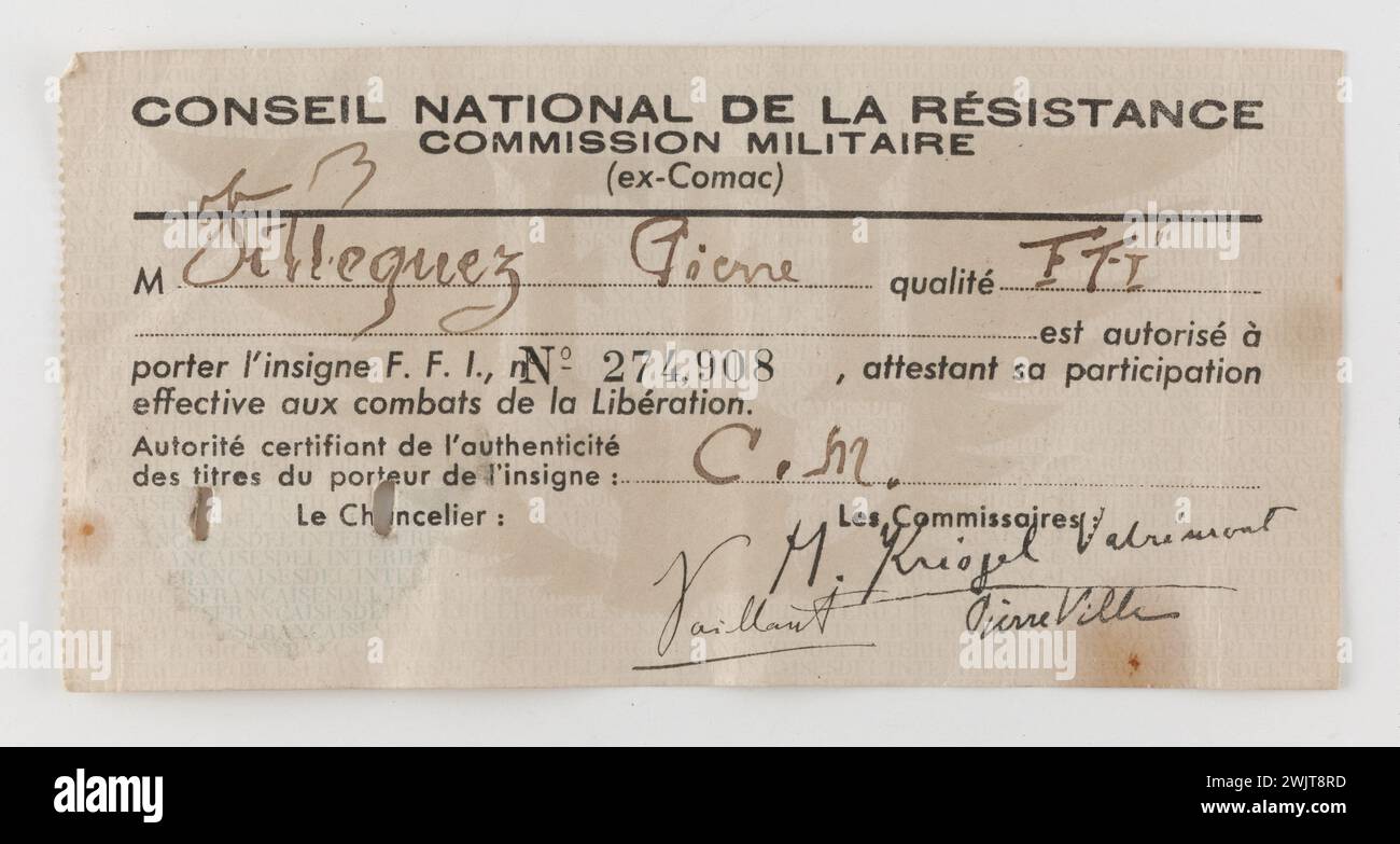 Ffi badge hi-res stock photography and images - Alamy