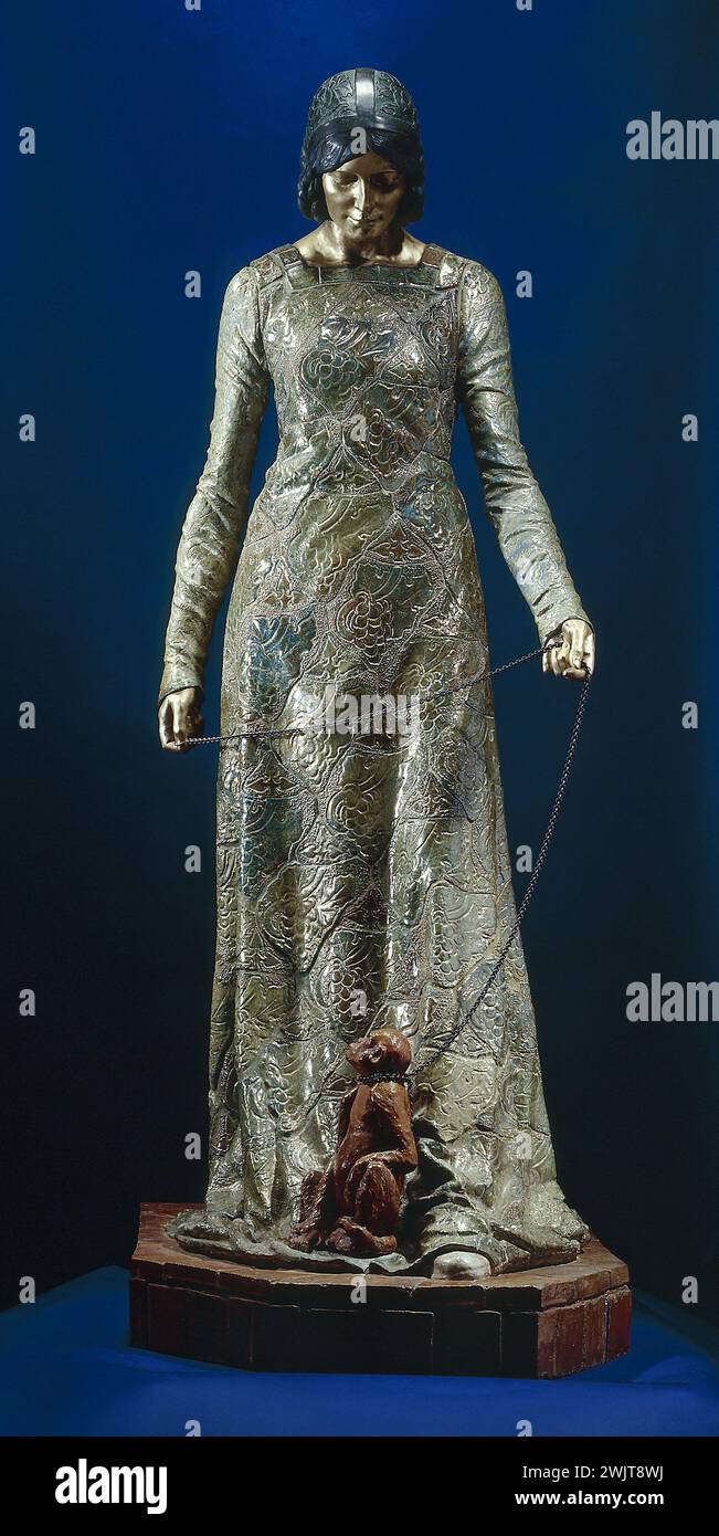 Camille Alaphilippe. "Lady in the monkey" (front view). Sandstone ...