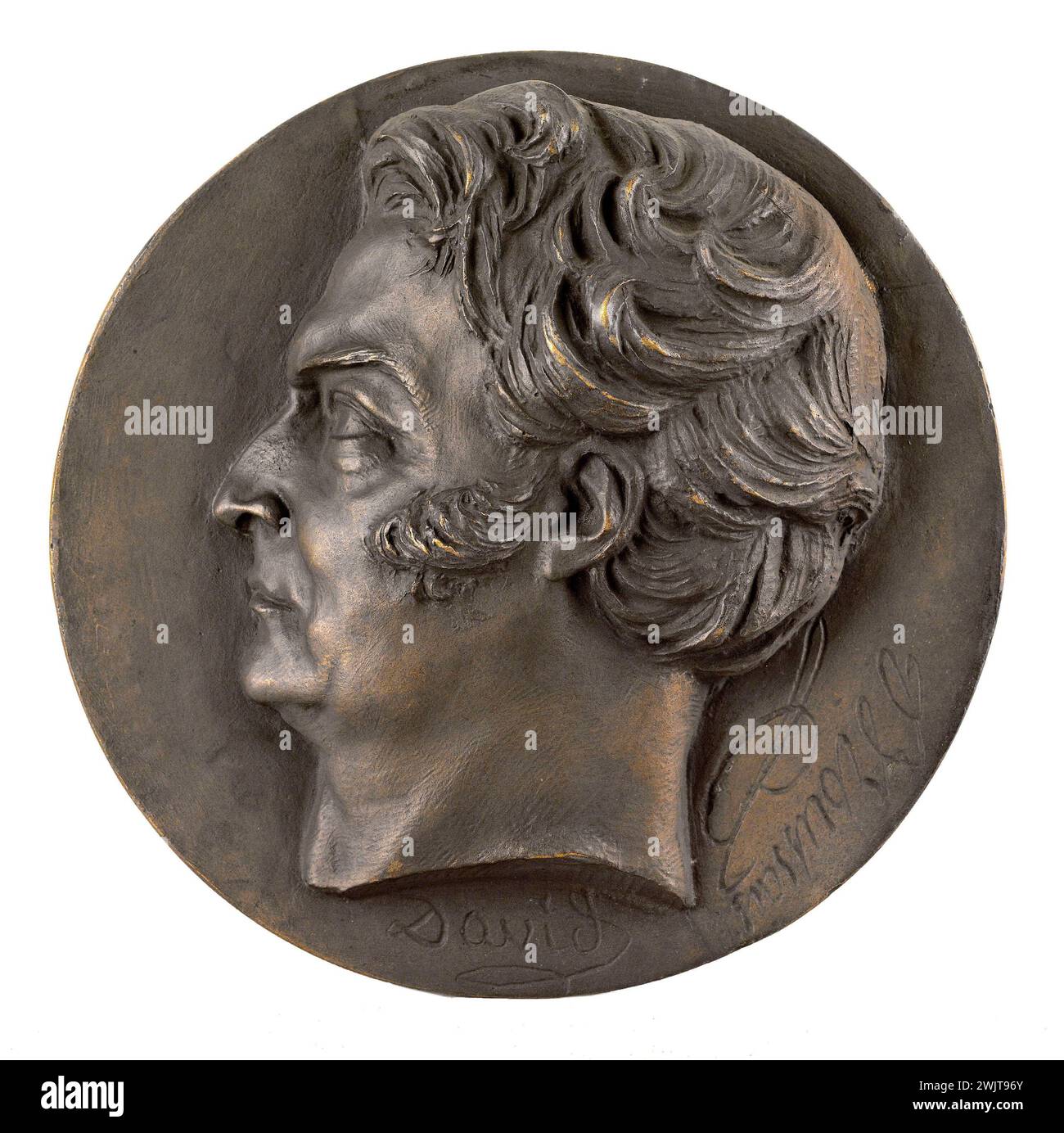 David d'Angers (1788-1856). Portrait of François-Joseph-Victor ...