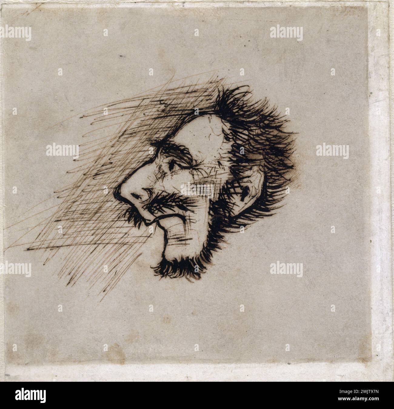 Victor Hugo (1802-1885). "Thénardier". Paris, Maison Victor Hugo. 34035 ...