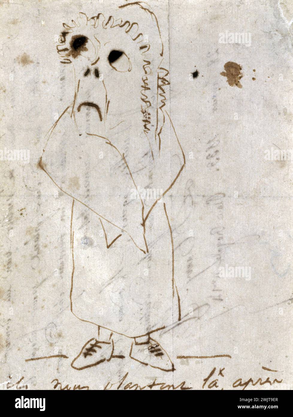 Victor Hugo (1802-1885). "They plant us there, after!" (or grandeur and ...