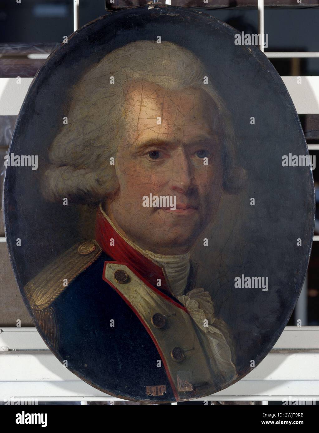 Portrait of an adjutant major of a line regiment ". Oil on canvas ...