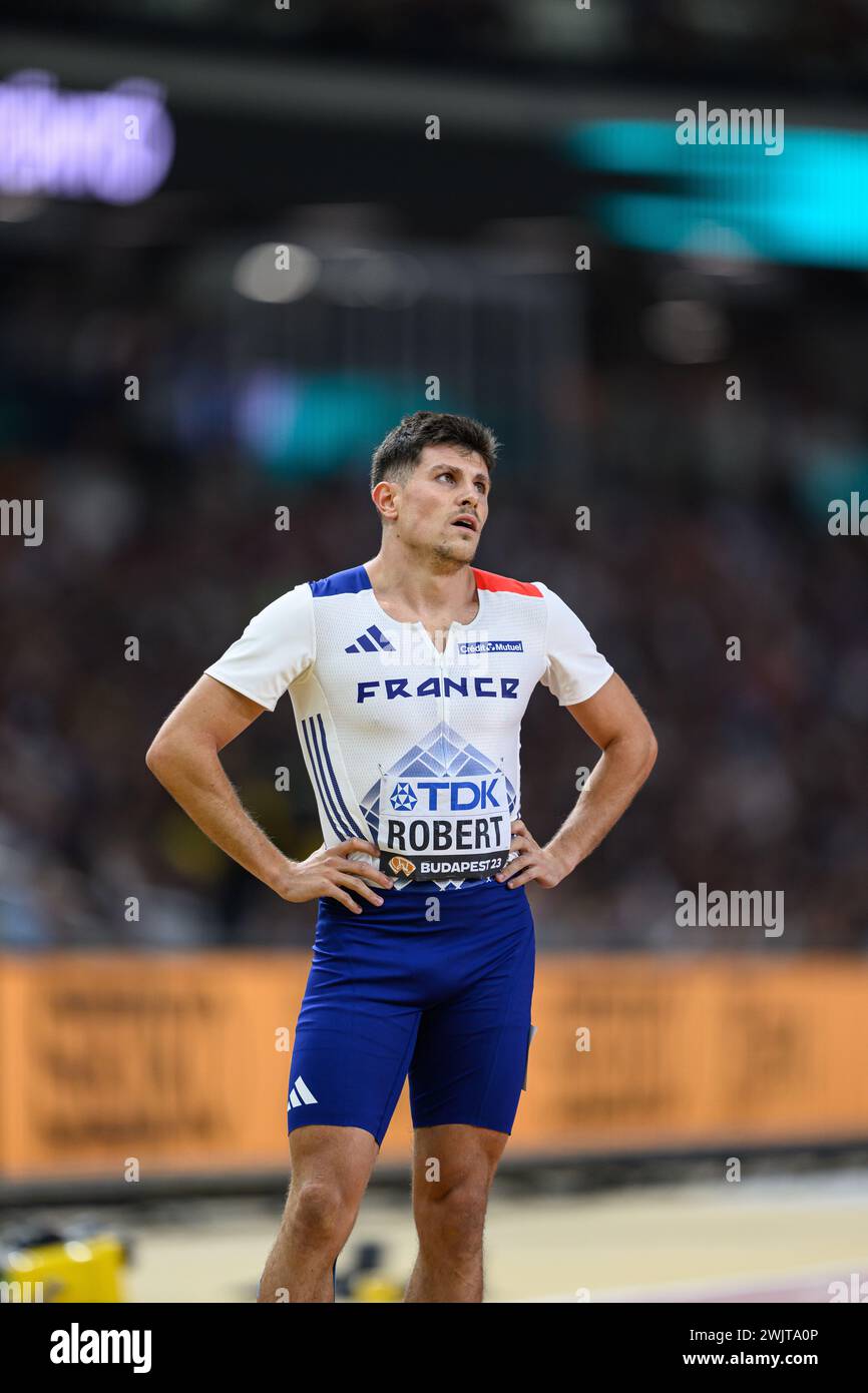 Benjamin ROBERT participating in the 800 meters at the World Athletics ...