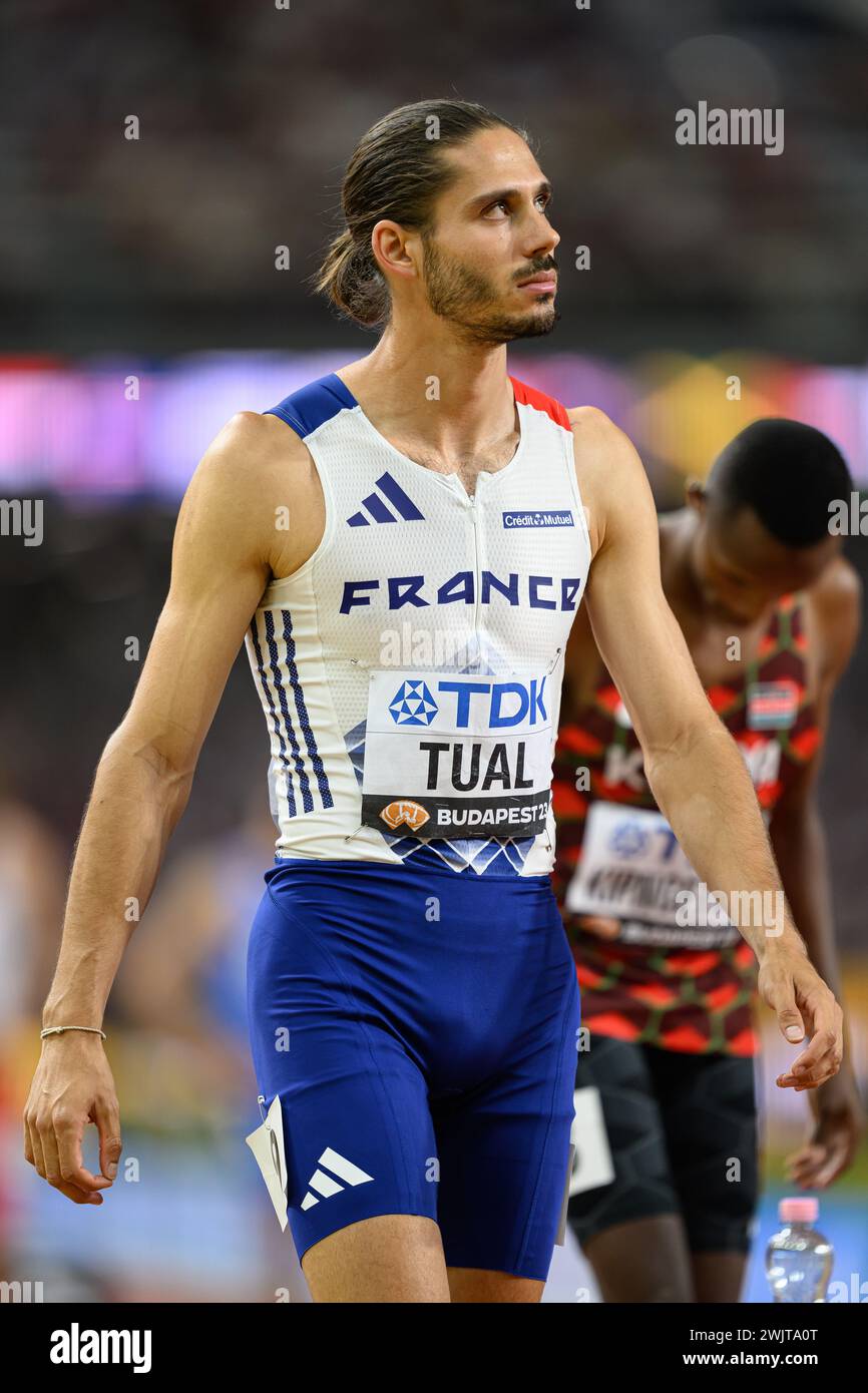 Gabriel TUAL participating in the 800 meters at the World Athletics ...