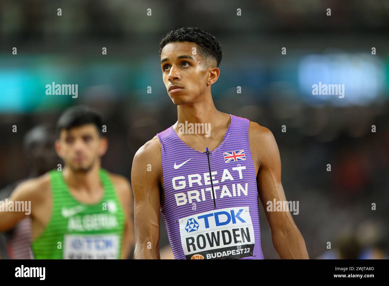 Daniel ROWDEN participating in the 800 meters at the World Athletics ...