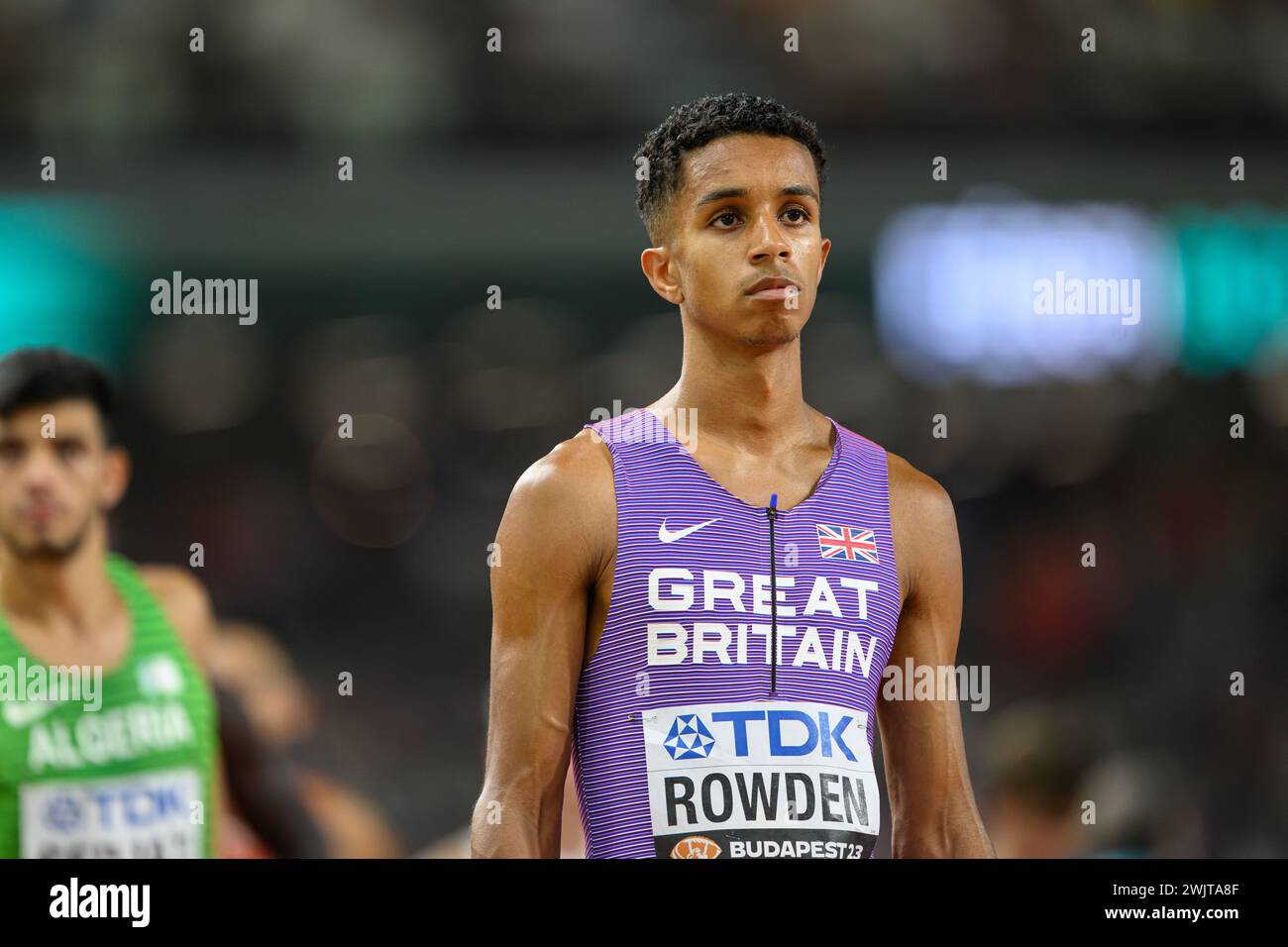 Daniel ROWDEN participating in the 800 meters at the World Athletics ...
