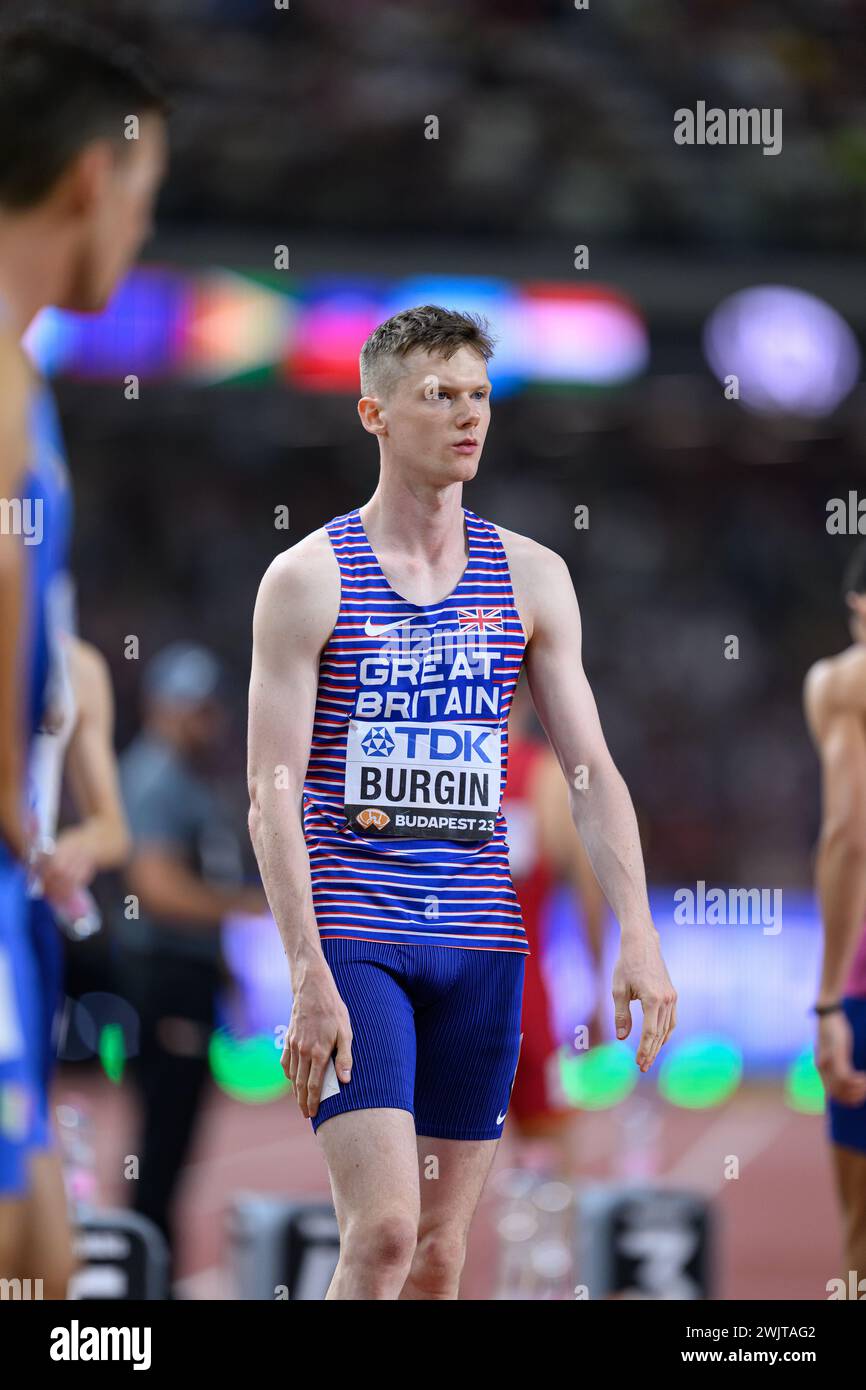 Max BURGIN participating in the 800 meters at the World Athletics ...