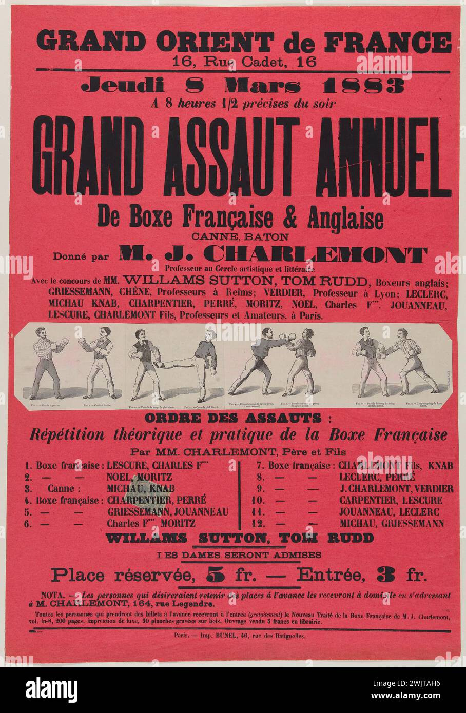 Anonymous. "Salle du Grand Orient de France, a large annual boxing ...