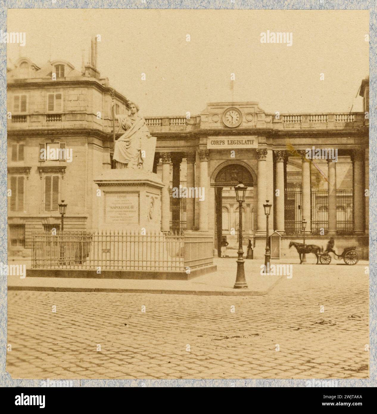 The Palace of the Legislative Corps (Bourbon Palace). Paris (7th arr ...
