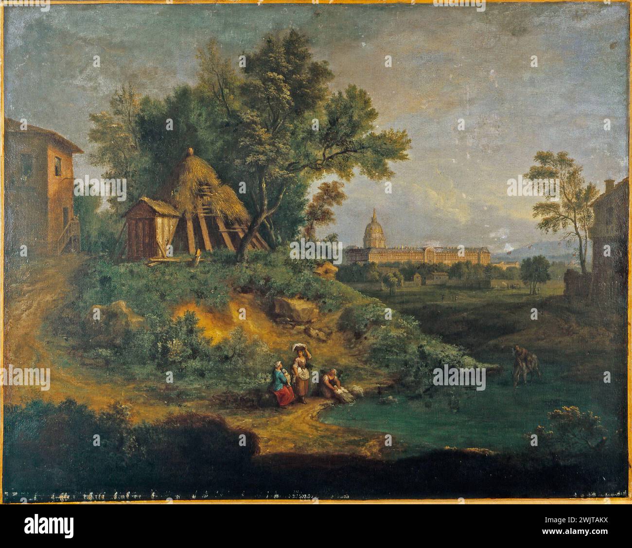 Attributed to Jean-François II Millet (dit Francisque, 1666-1723). "The ...