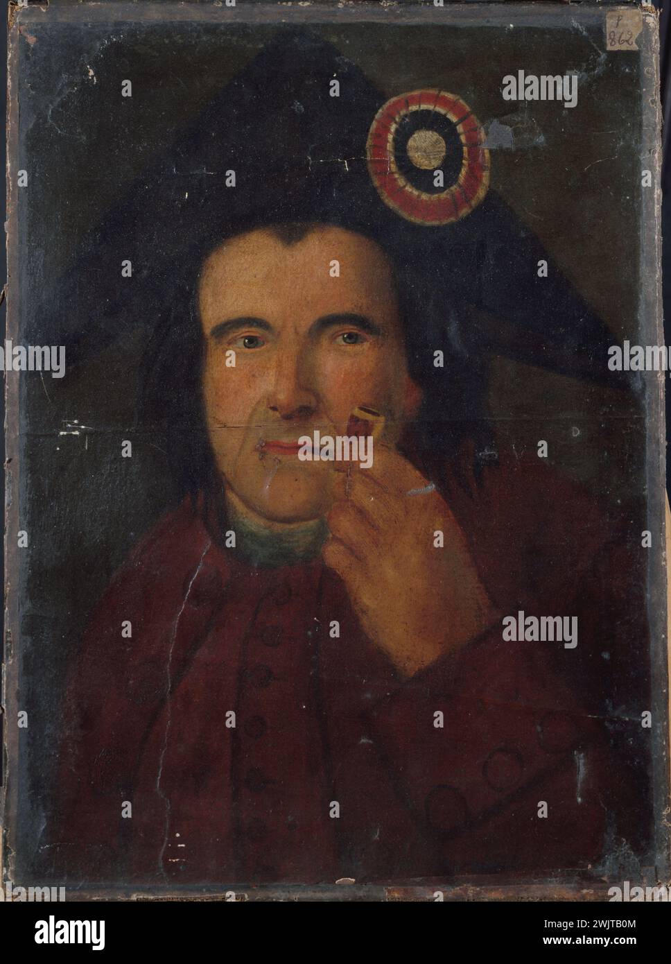 A. Boger. "Portrait of a man with a cockade, 1797". Oil on canvas ...