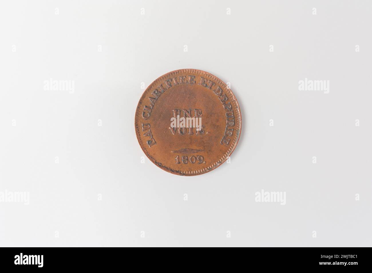 Carnavalet museum, tokens collection Stock Photo - Alamy
