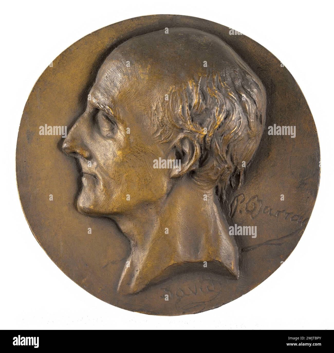 David d'Angers (1788-1856). Portrait of Paul François Jean Nicolas ...