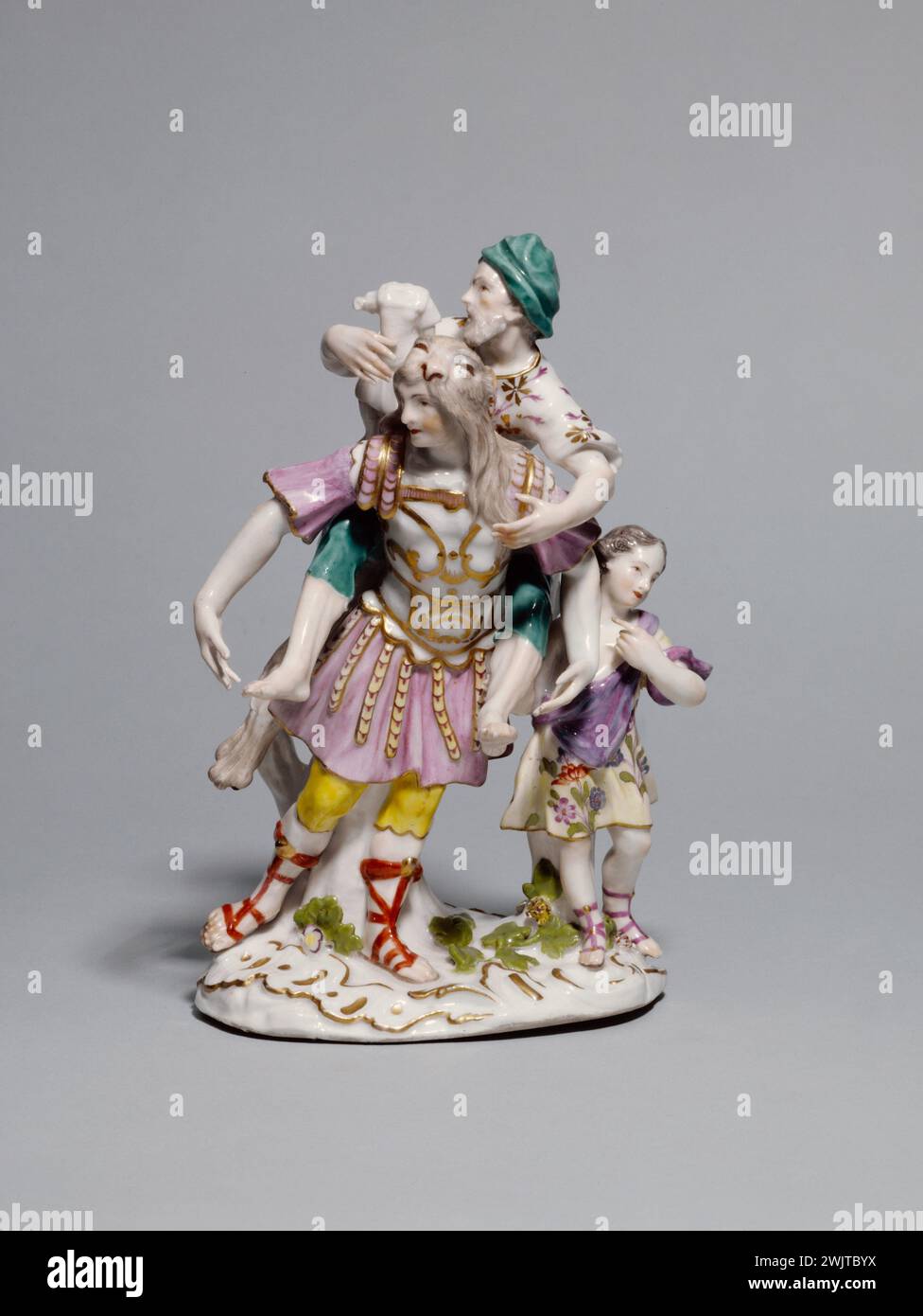 Friedrich-Elias Meyer. "Aeneas carrying his father Anchise and his son ...