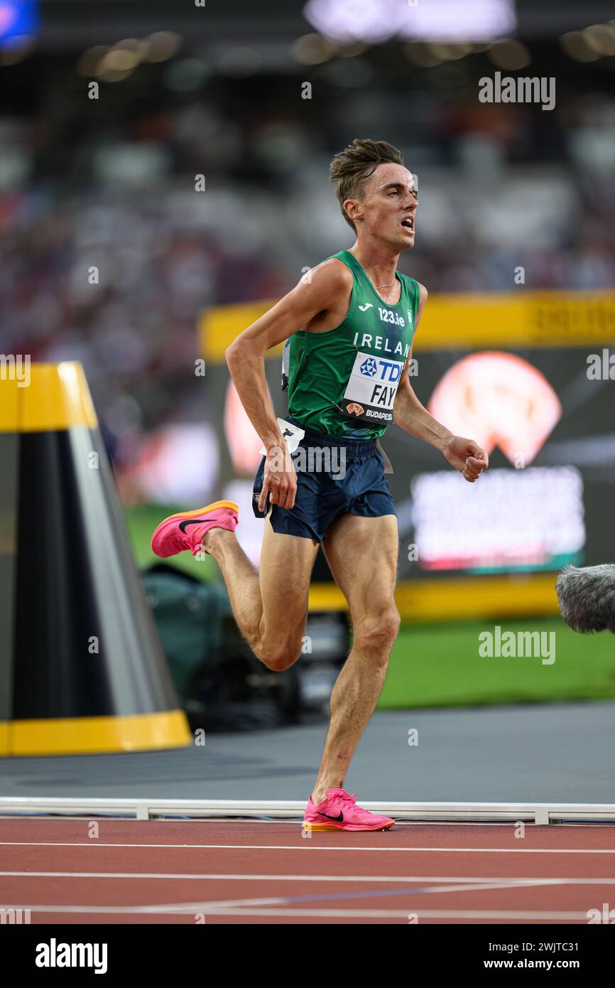 Brian FAY participating in the 5.000 meters at the World Athletics ...