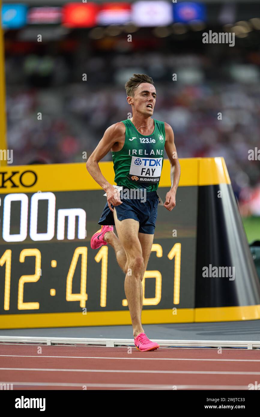 Brian FAY participating in the 5.000 meters at the World Athletics ...