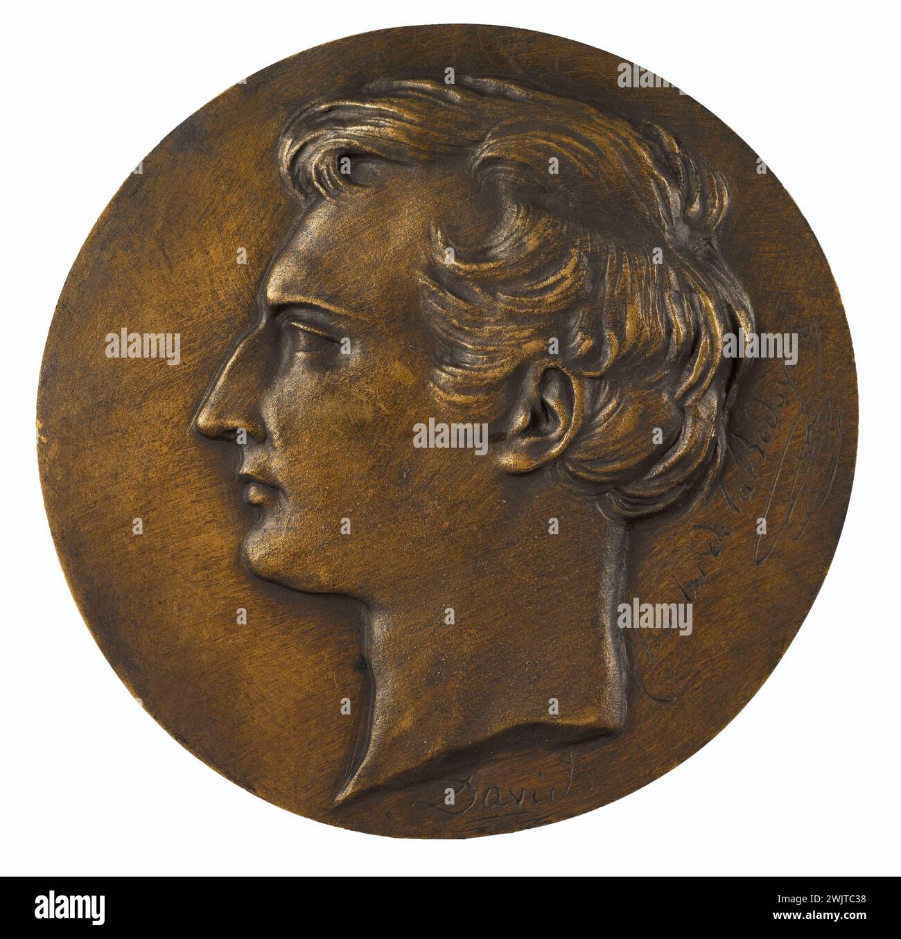 David d'Angers (1788-1856). Portrait of Charles-Angélique-François ...