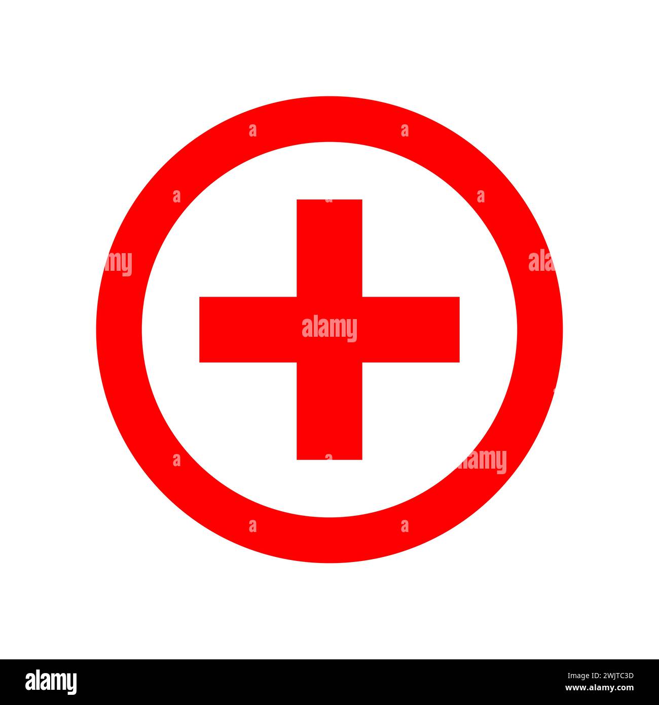 first aid kit icon. Cross red hospital medical vector sign/symbol Stock Vector Image & Art - Alamy