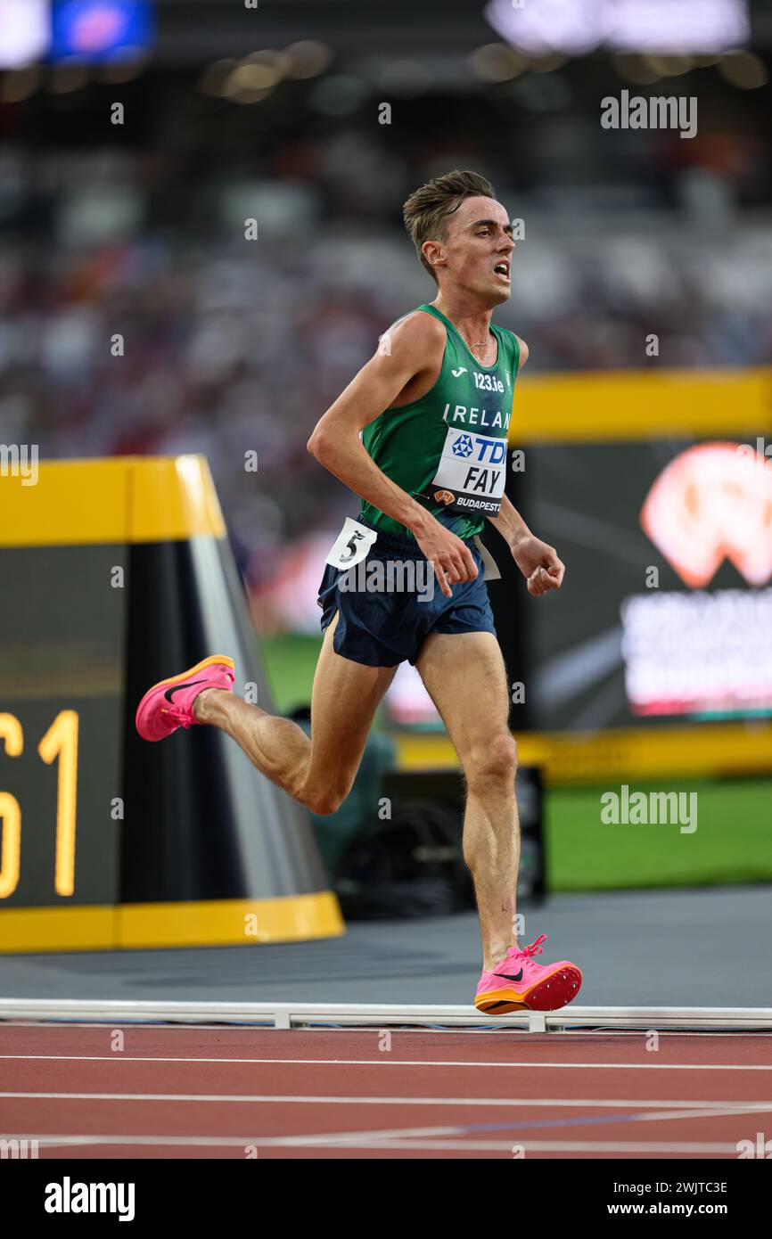 Brian FAY participating in the 5.000 meters at the World Athletics ...