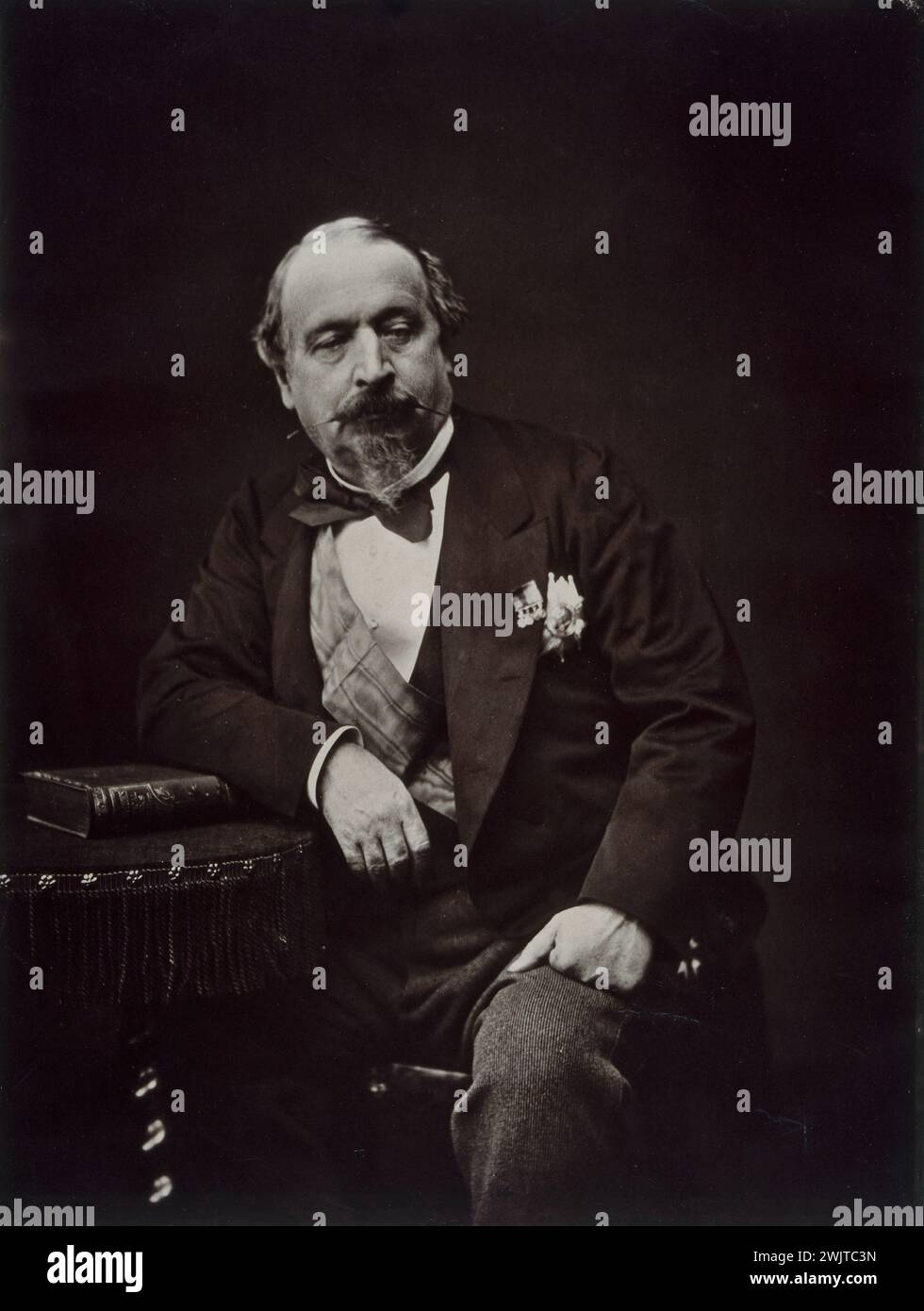 Napoleon III (1808-1873), French emperor and man. Photograph of the ...