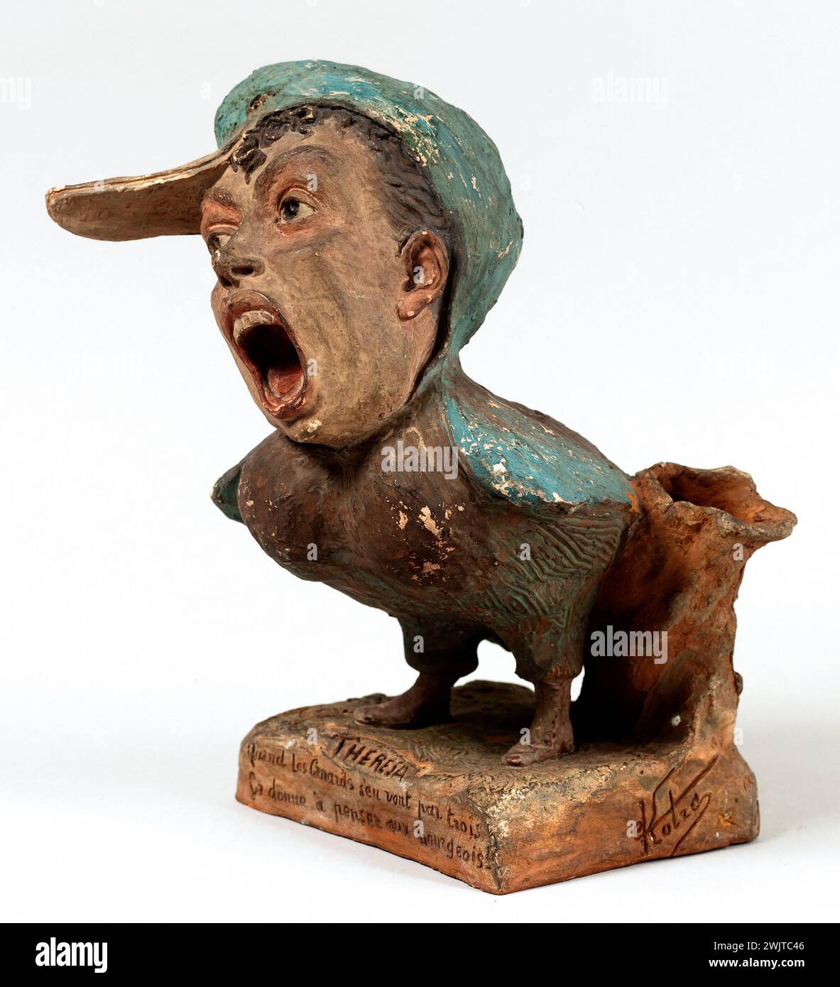 Charles Kotra. "Emma Valladon portrait, called Thérésa in Duck (1837 ...