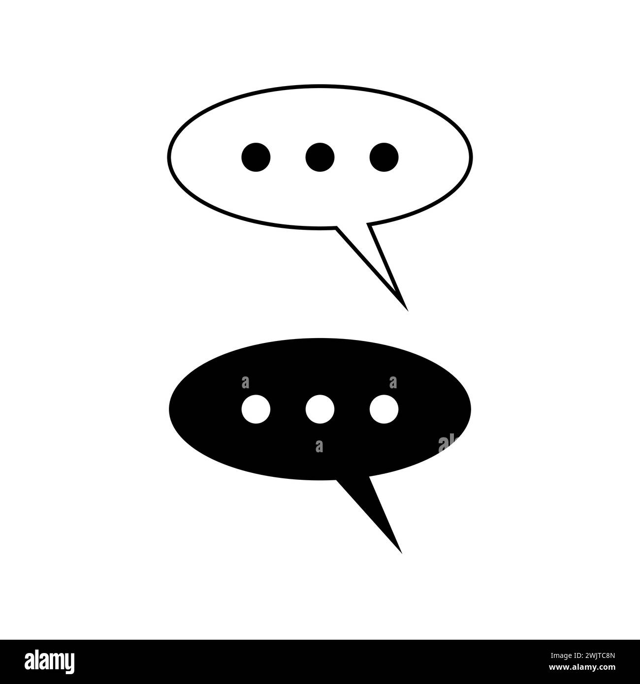 Buble chat Black and White Stock Photos & Images - Alamy