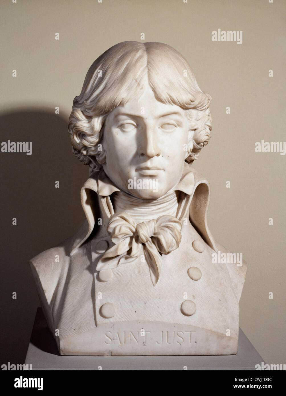 Pierre-Jean David d'Angers (1788-1856). "The bust of Saint-Just", 1848 ...