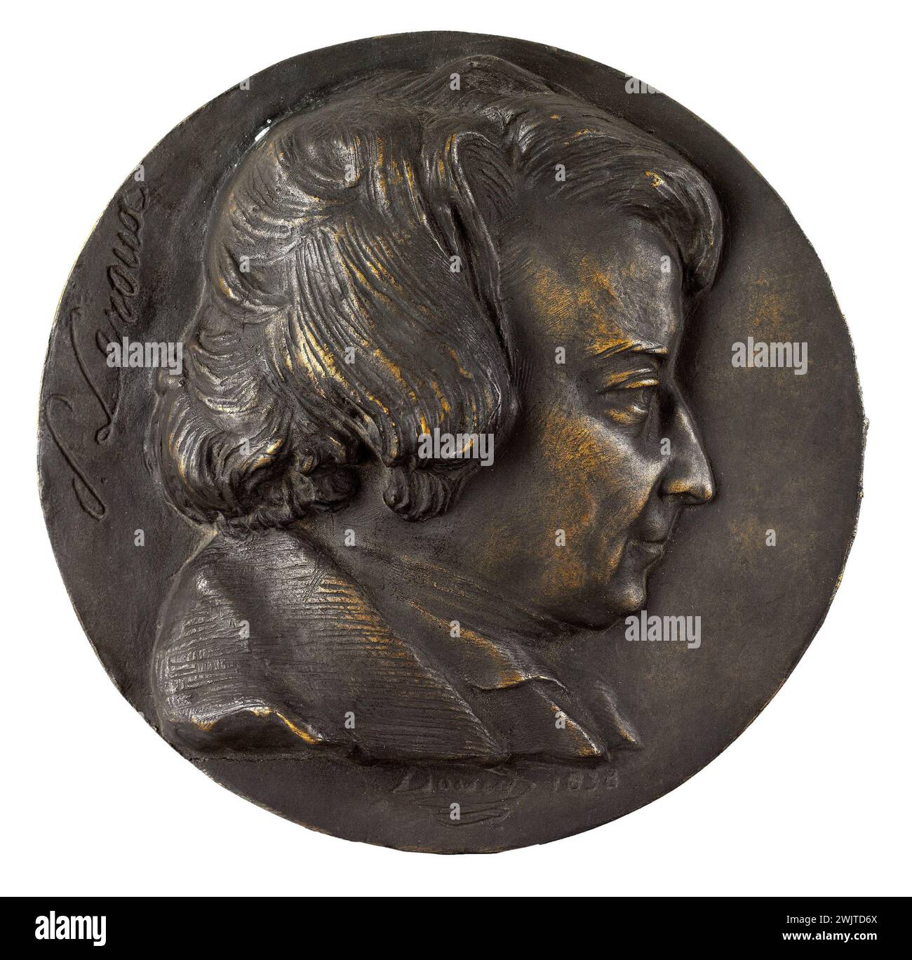 David d'Angers (1788-1856). Portrait of Pierre Leroux (1797-1811 ...